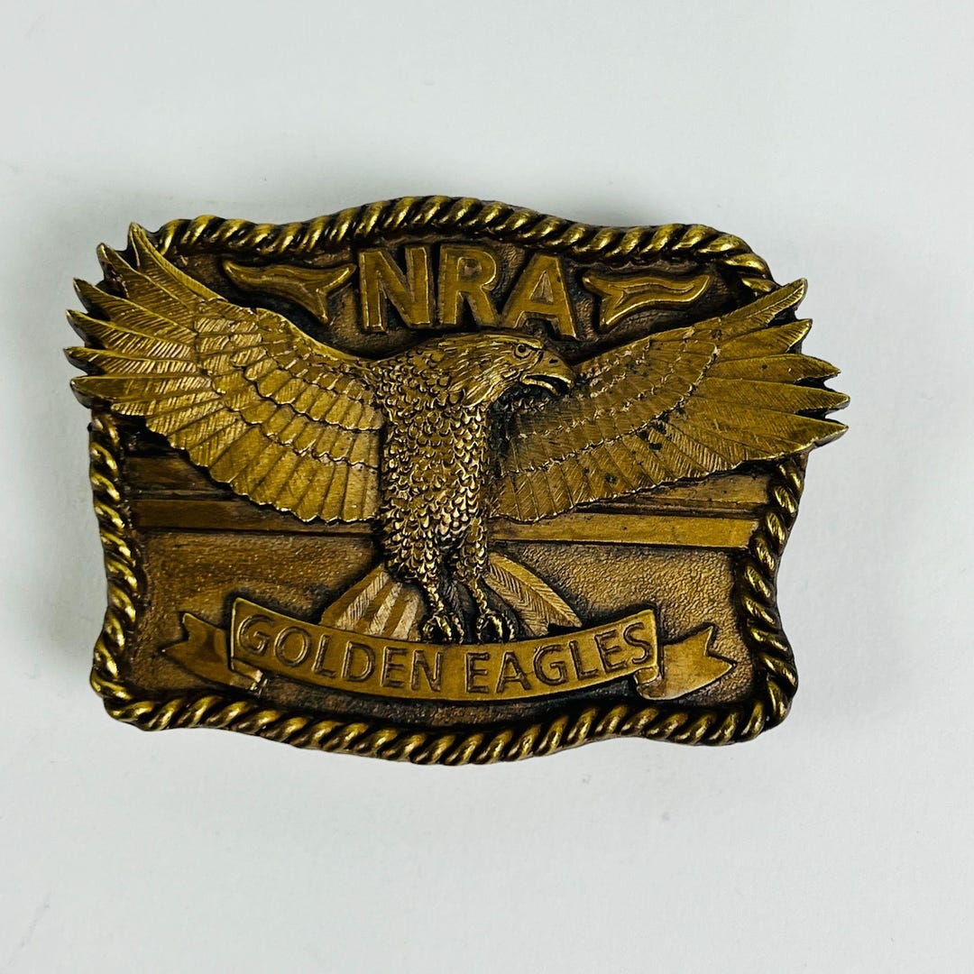 NRA Golden Eagles Commemorative Belt Buckle - Etsy