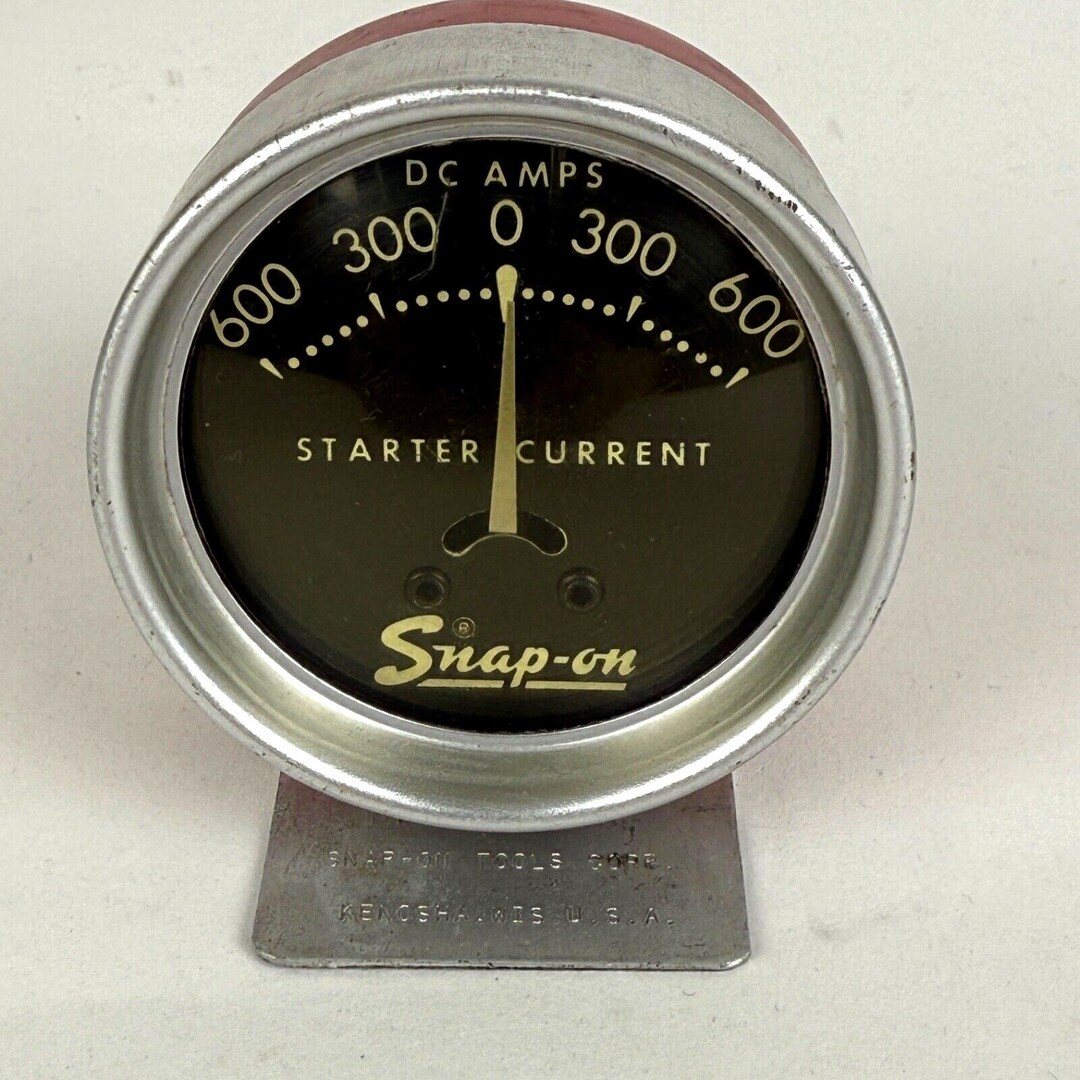 Vintage Snap-on MT-111 Starter Current Indicator Red Chrome Made ...