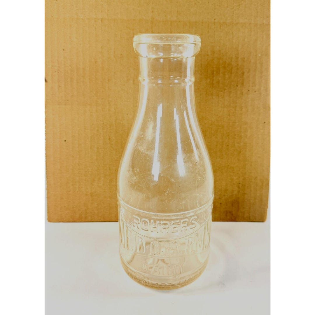 Vintage Lancaster PA Quart Milk Bottle Rohrer's Med-o-farms Dairy - Etsy