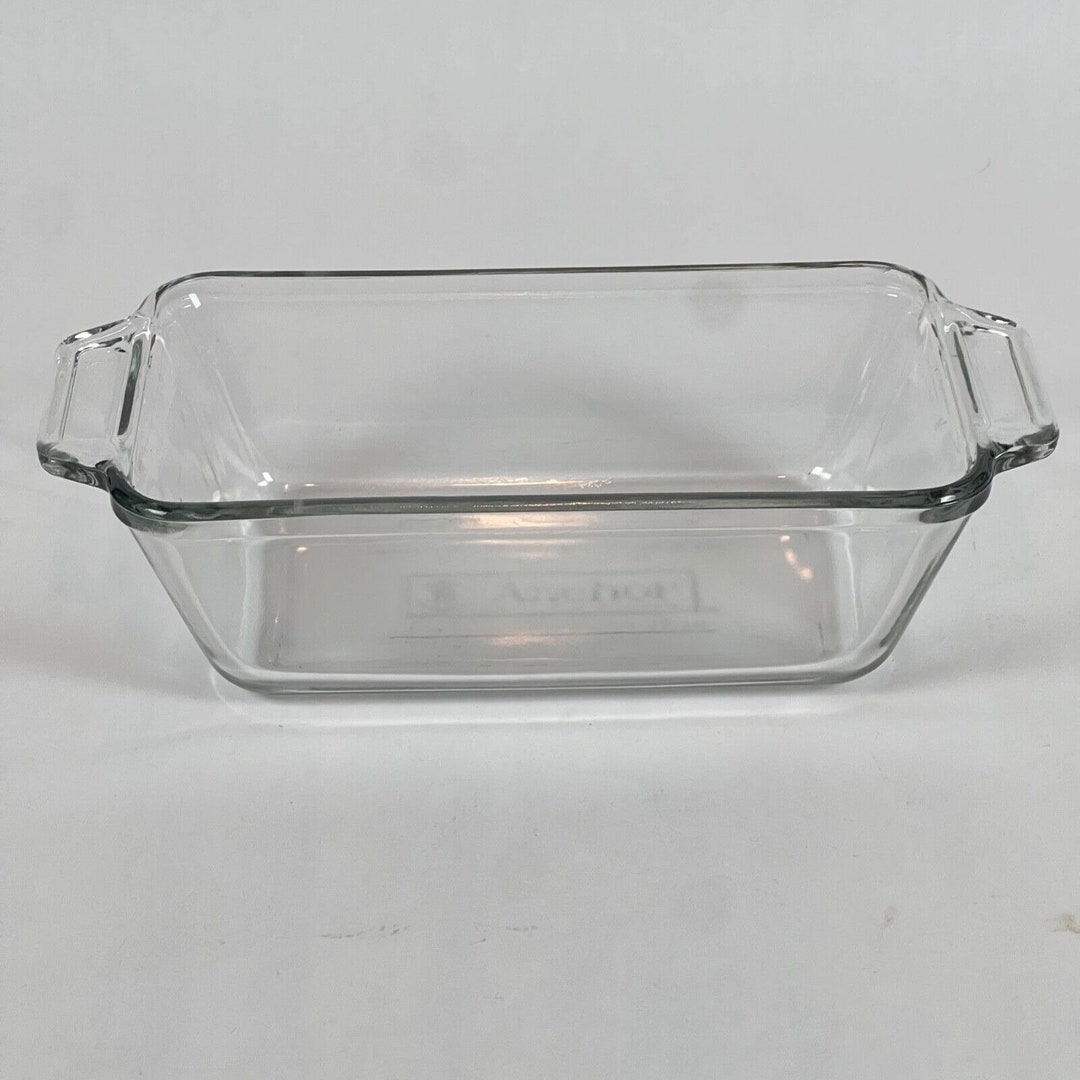 Anchor Hocking Clear 1.5 QT Heavy Glass Bread Loaf Baking Dish 5 X 9 - Etsy