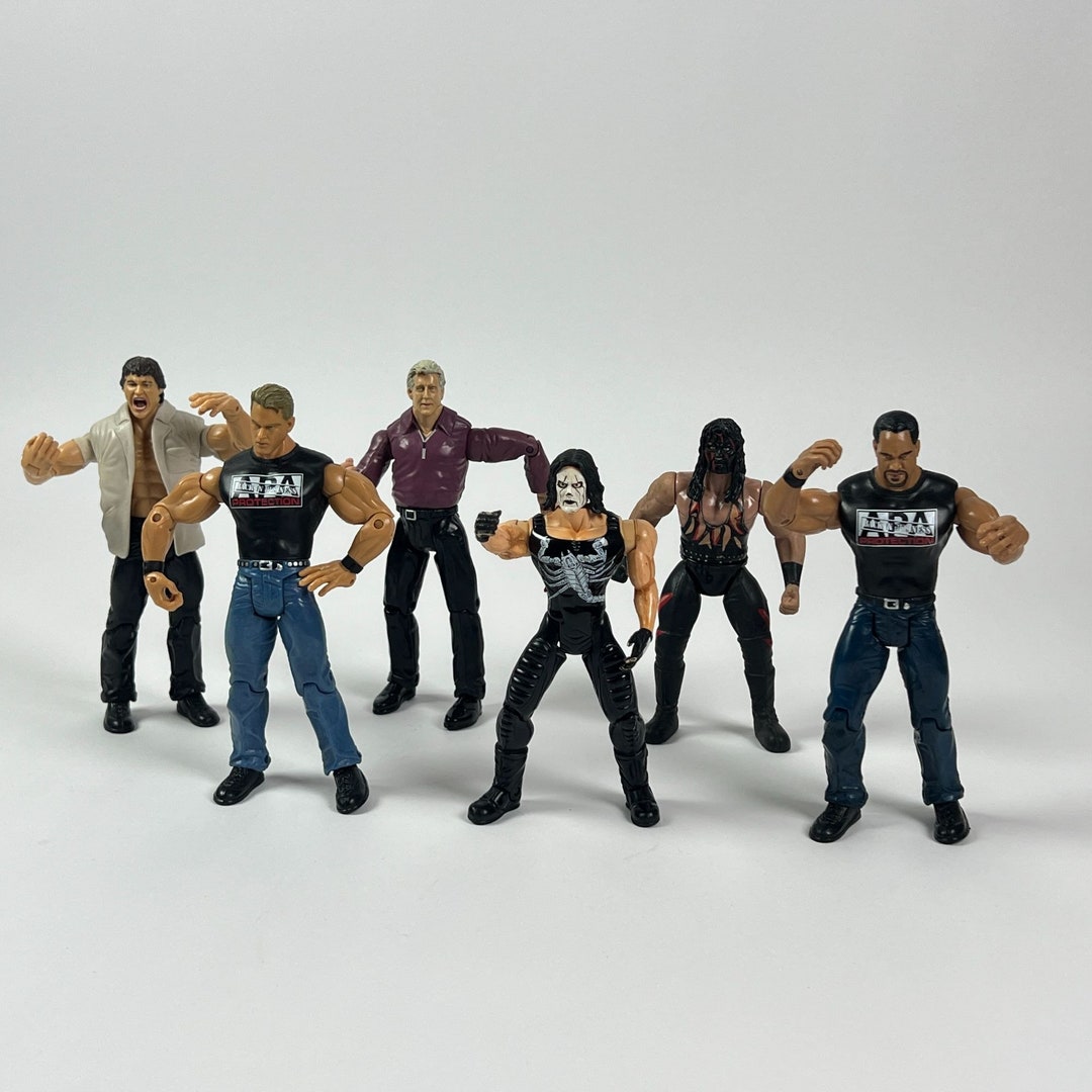6 Jakks WWE 7 Wrestlers Randy Orton, Ric Flair, Kane & More 19962003 - Etsy