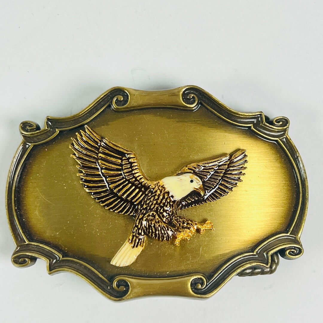 Vintage Raised Eagle Buckle by Raintree Buckle - Etsy