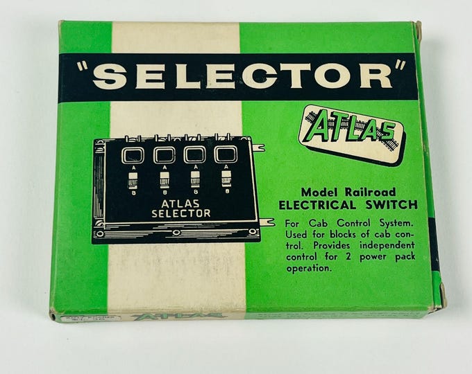Atlas HO Selector Model Railroad Electrical Switch for Cab Control ...