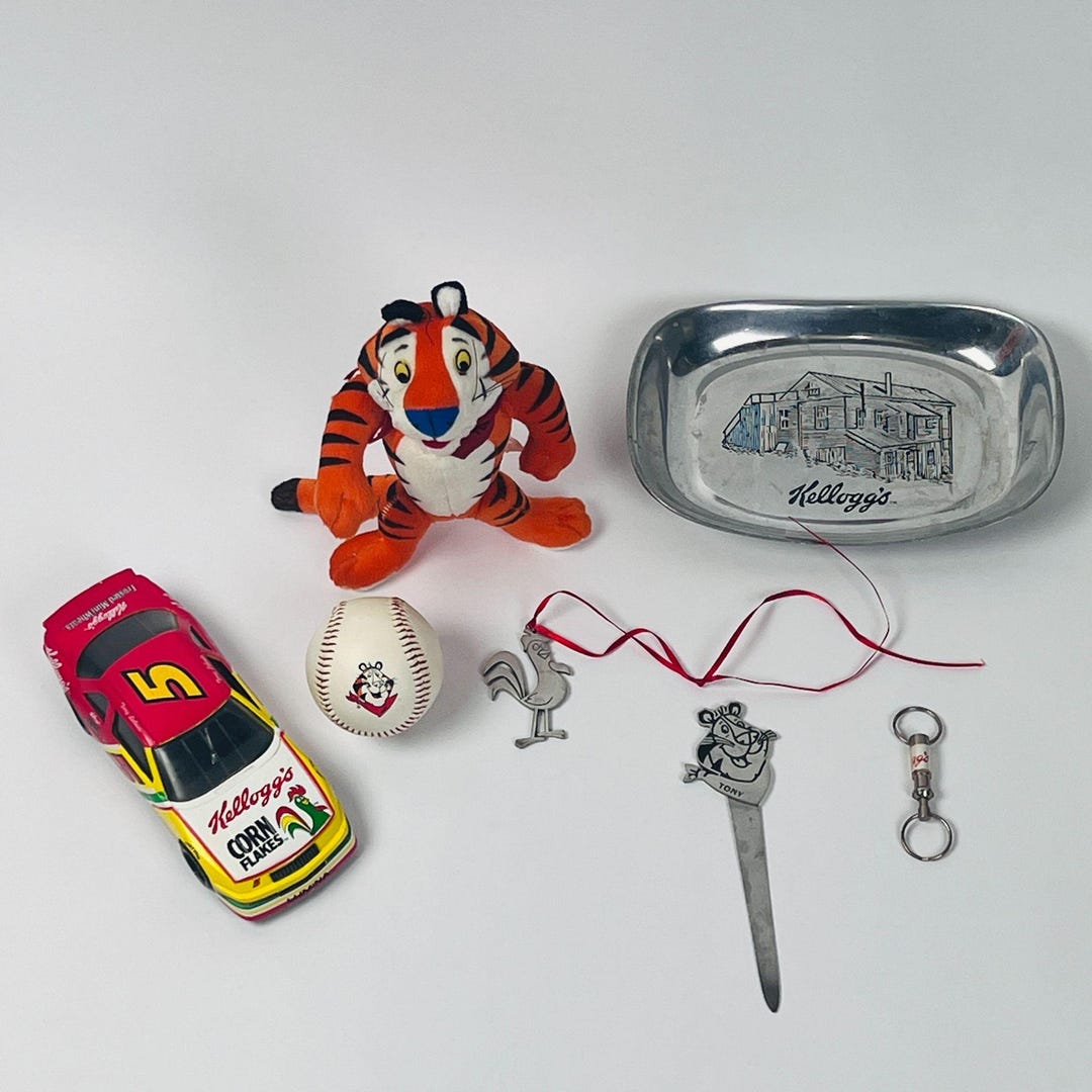 Vintage Kellogg's Tony the Tiger Memorabilia Bundle: Plush, Car ...