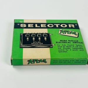 Atlas HO Selector Model Railroad Electrical Switch for Cab Control ...