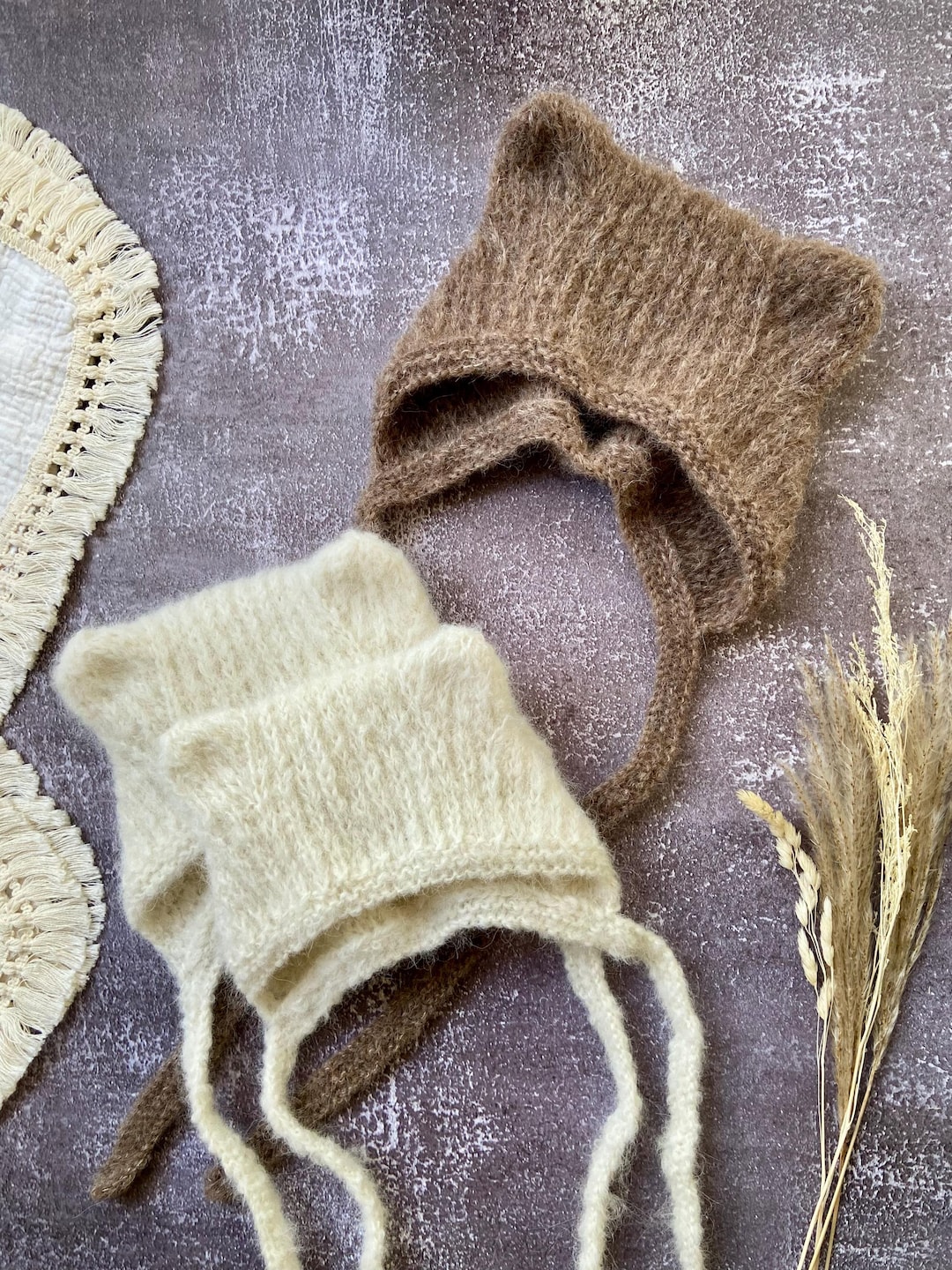 Bonnet Teddy Chunky, PDF Pattern, Knitting Pattern, Handmade, Wooly Hat ...