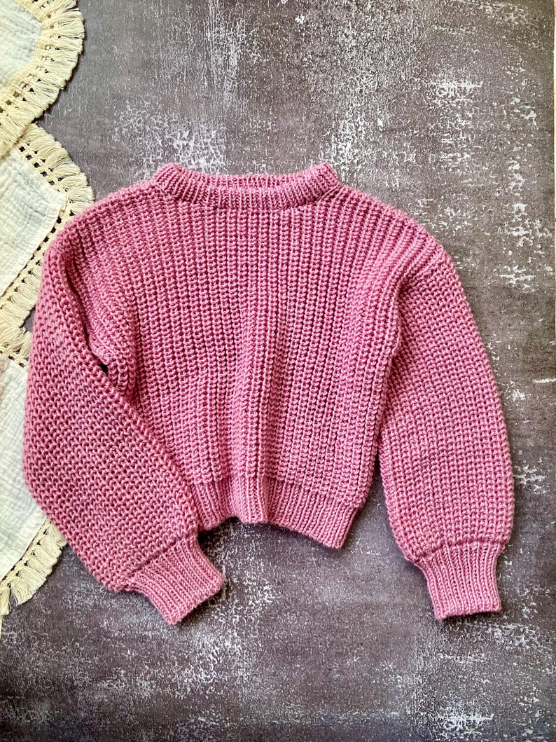 Jumper Daisy, Knitting Pattern, PDF Knitting Pattern, Handmade, Jumper ...