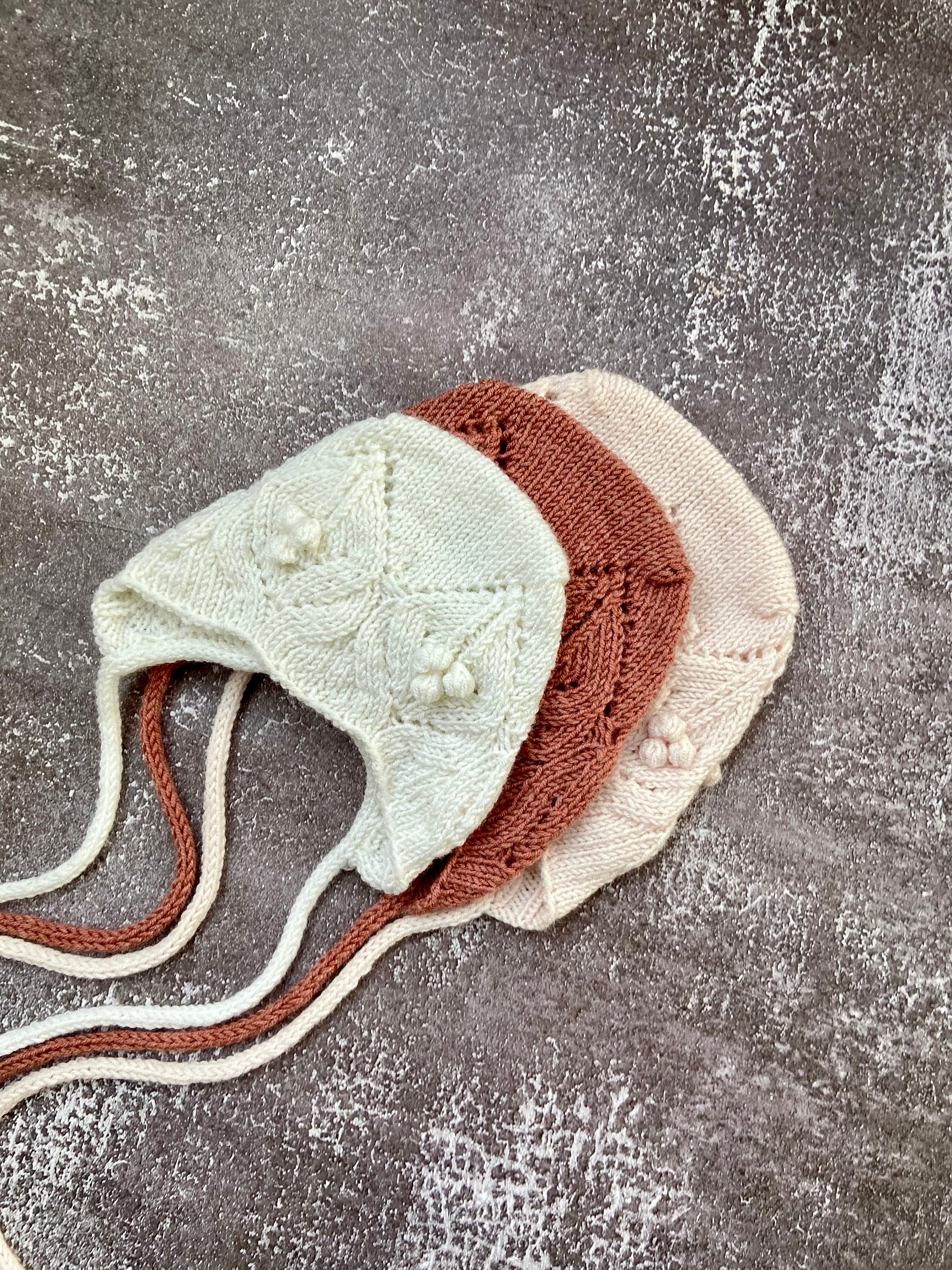 Bonnet Nelly, PDF Knitting Pattern, Knitting, PDF Download, Baby Hat ...