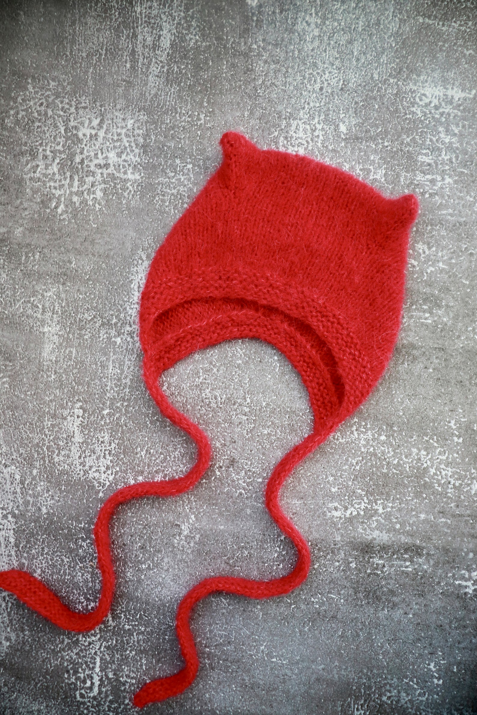 Kitty Bonnet Mohair PDF Pattern Digital Download Baby Hat - Etsy