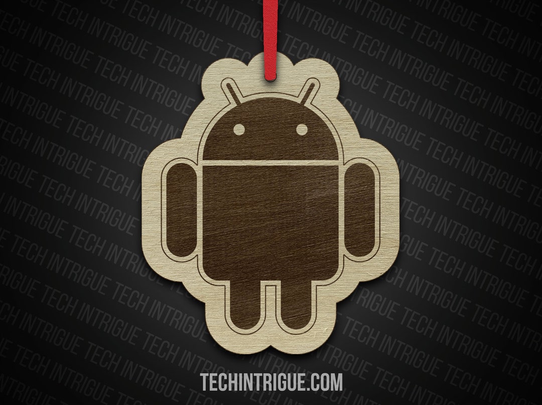 Handmade Wooden Android Christmas Ornament, Personalized - Etsy