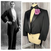 Rare Authentic Victorian Era Wedding Tuxedo Pants and Vest - Etsy