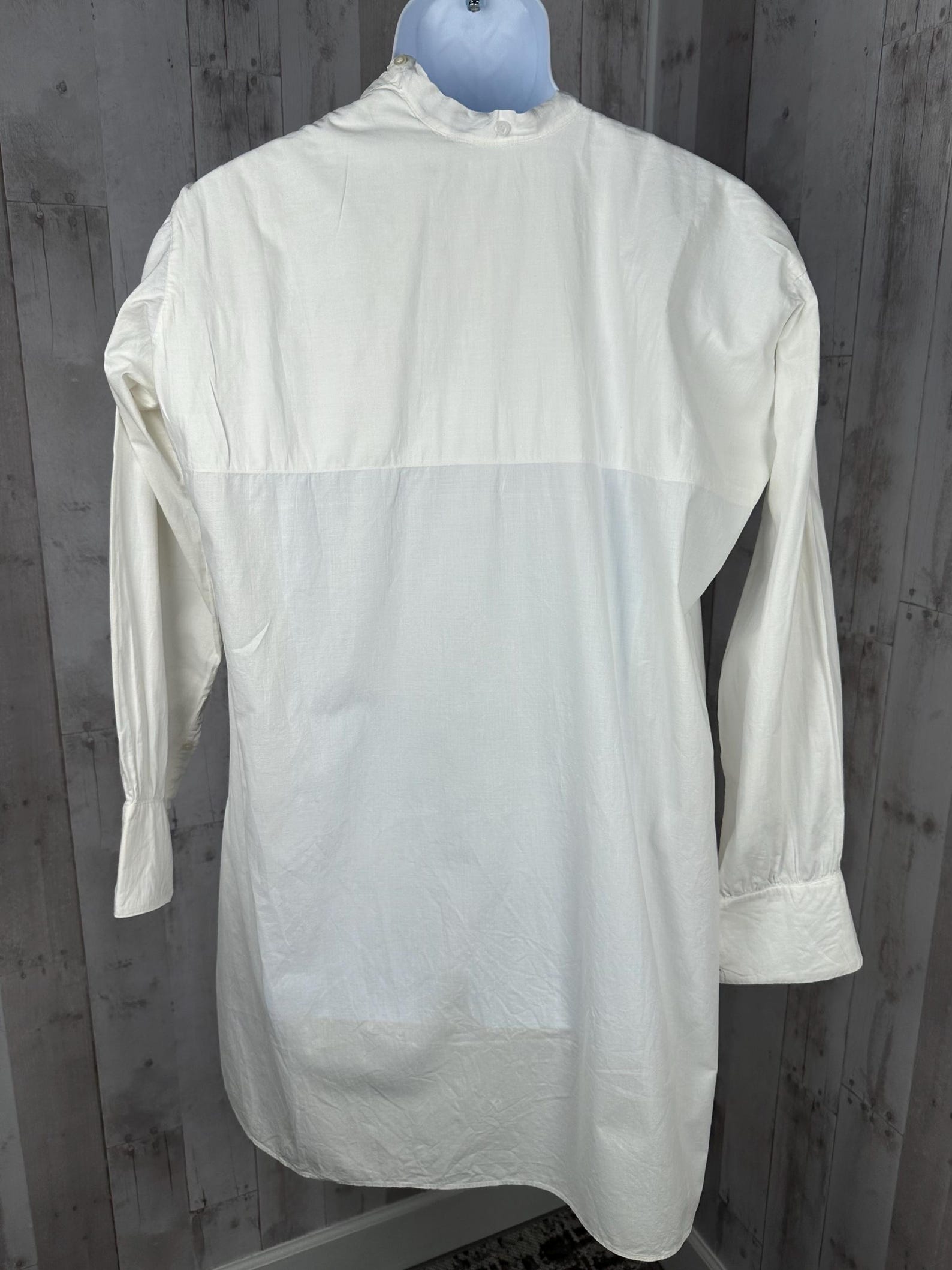 1900s Mens Victorian Dress Shirt Crisp White Cotton 50 Chest 15.5 ...