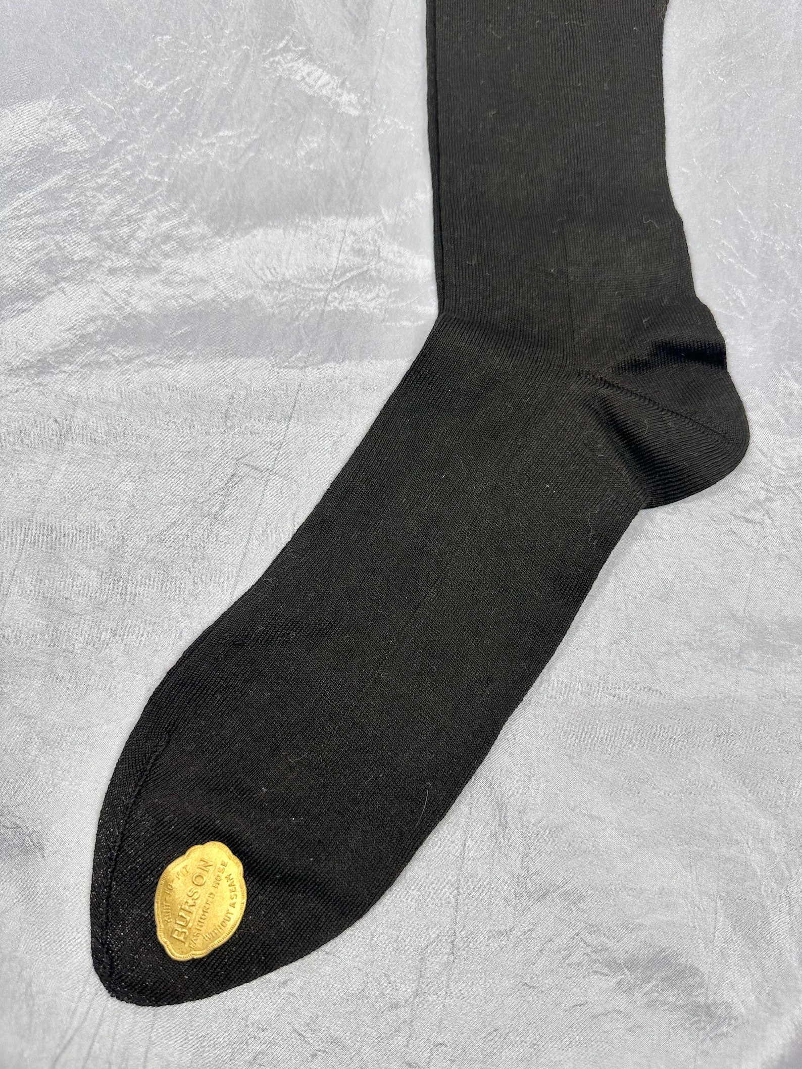 1910s NOS Pair Edwardian Stockings ~ Deadstock Antique Black/brown ...