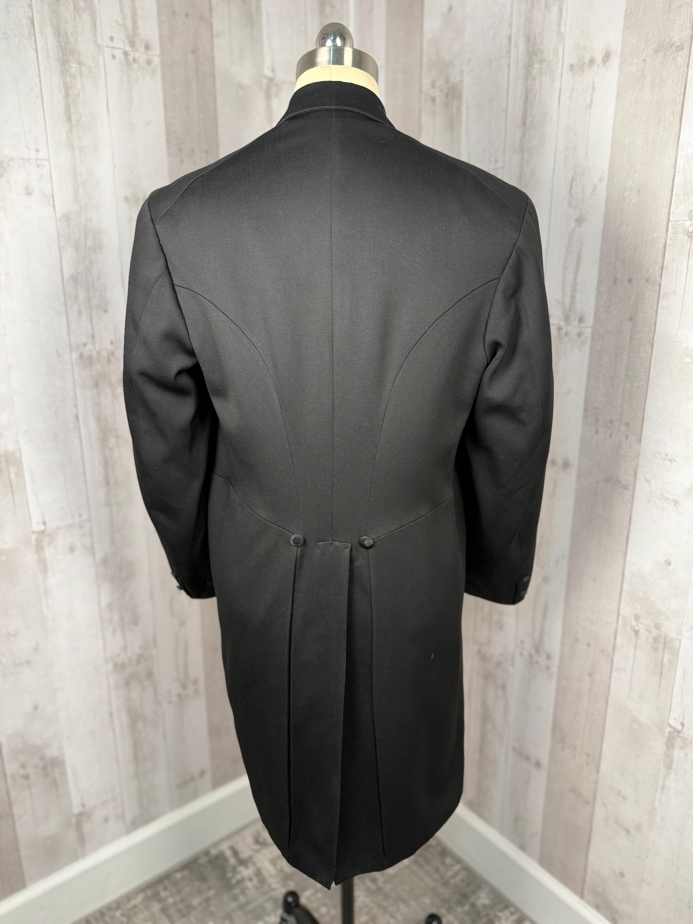 1910s Authentic Edwardian Tuxedo Coat Tails Jacket Unisex/mens 42 ...