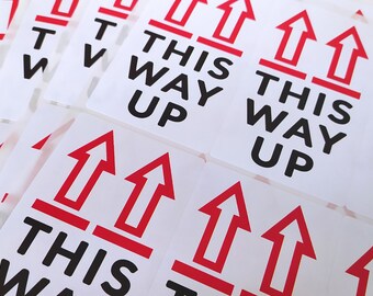 Keep Upright Labels - Etsy UK