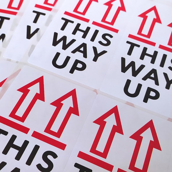 Keep Upright Labels - Etsy UK