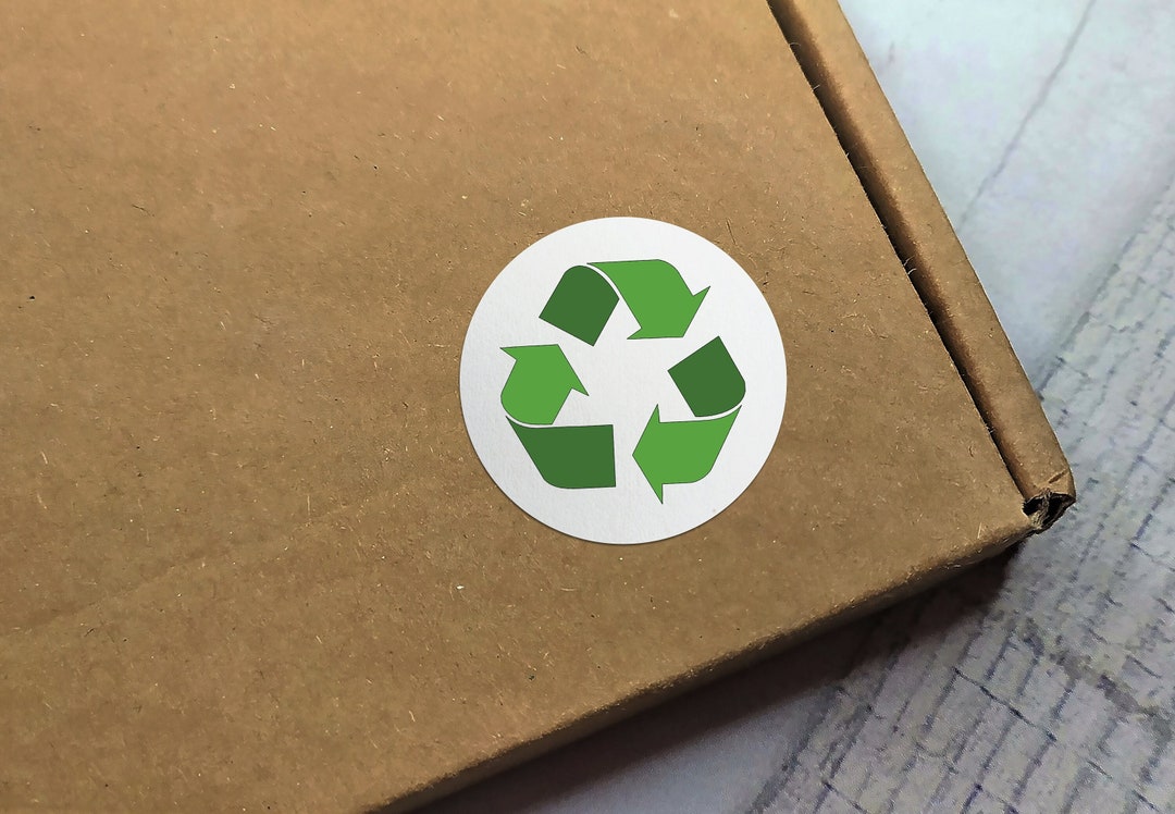 Eco-friendly Recyclable Mobius Loop Symbol Stickers, Environmentally ...
