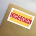 Confidential Mail Label Private Post Sticker Shipping and - Etsy
