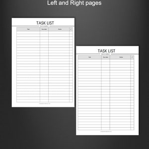 Task List Printable, Weekly to Do List Printable, Weekly Checklist ...