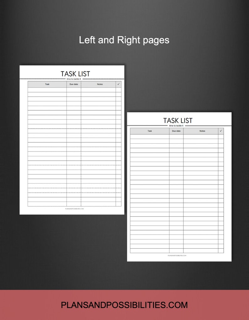 Task List Printable Weekly to Do List Printable Weekly - Etsy