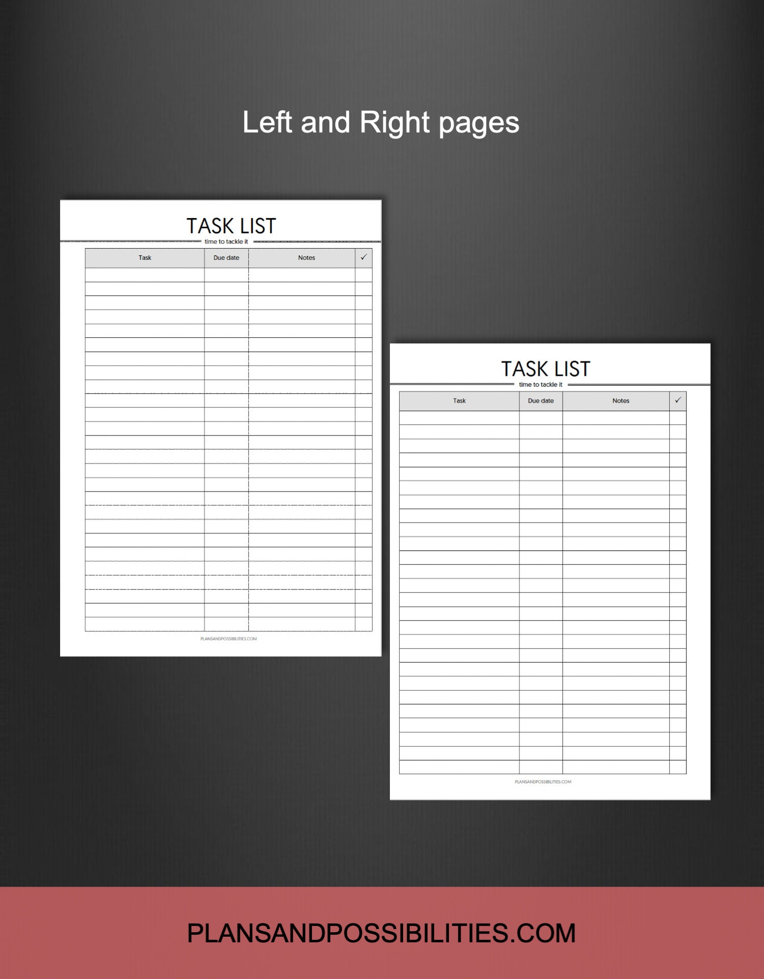 Task List Printable, Weekly to Do List Printable, Weekly Checklist ...