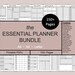 Planner Bundle Printable, Productivity Planner Printable, Life ...