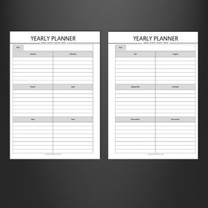 Goals Year, Printable Year Calendar, Printable Vertical Calendar Pages ...