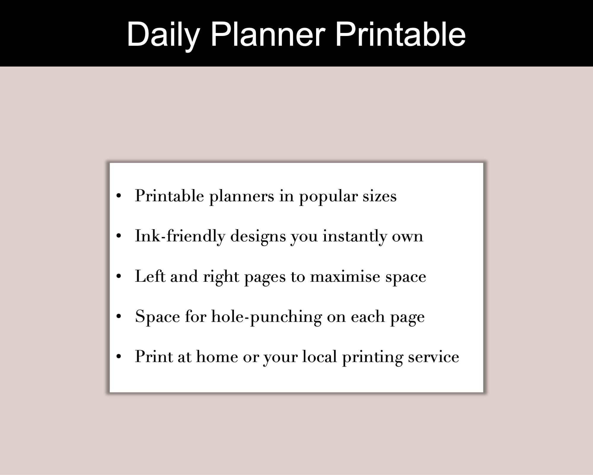 Hourly Schedule, Daily Routine Planner, Daily Meal Planner, Daily ...
