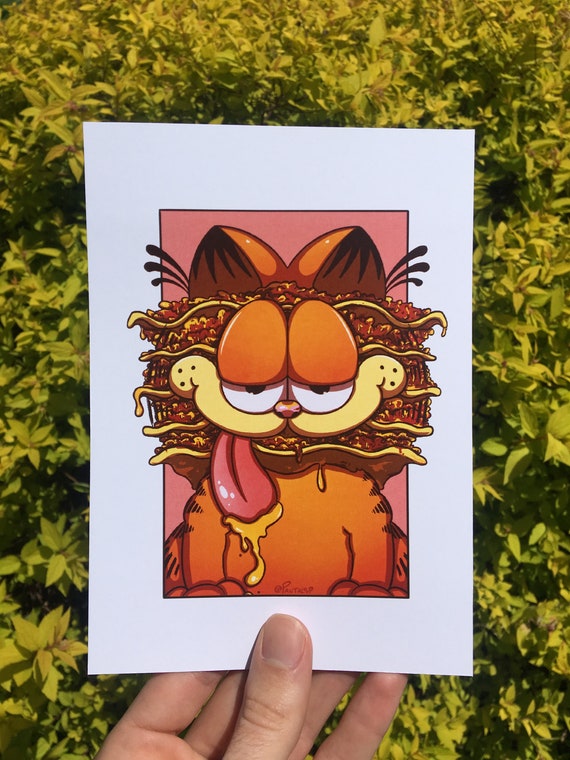 GARFIELD PRINT six Fan Arts - Etsy