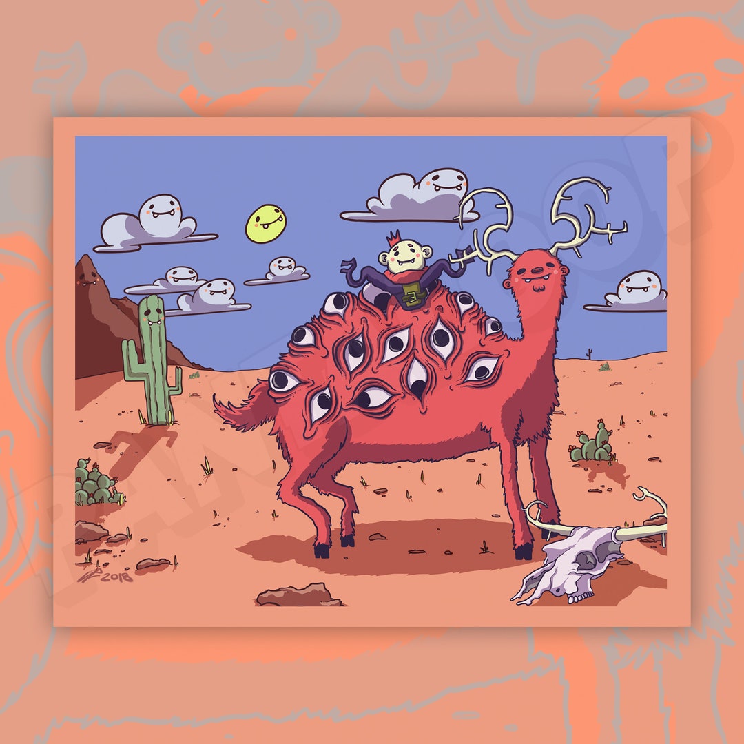 Creepy Sheepy PRINT - Etsy