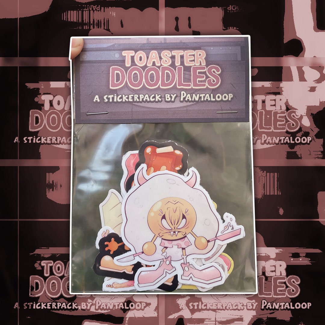 STICKER PACK "toaster Doodles" - Etsy