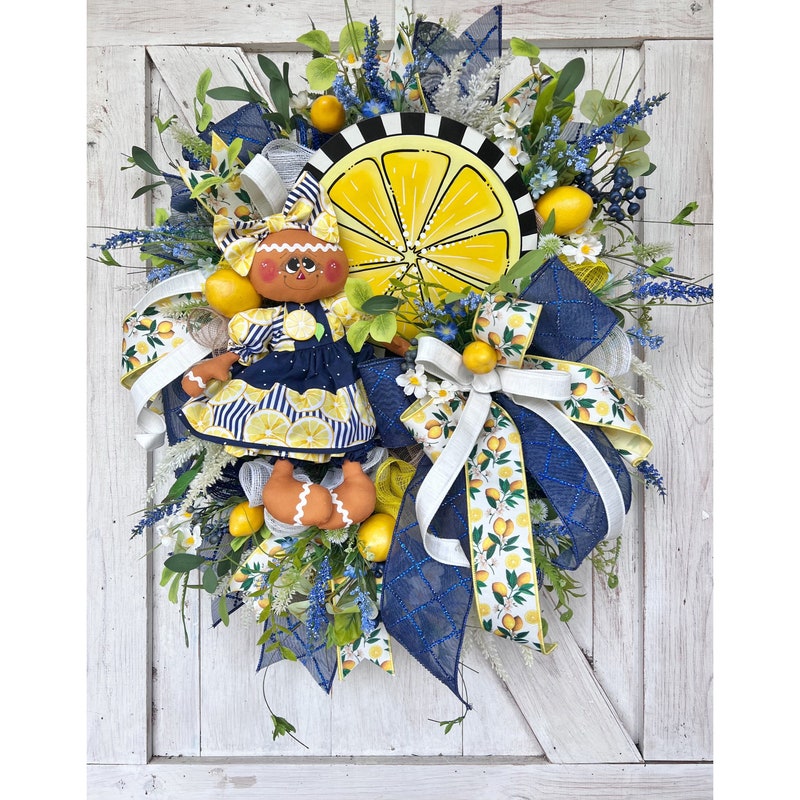 Lemon Wreath - Etsy