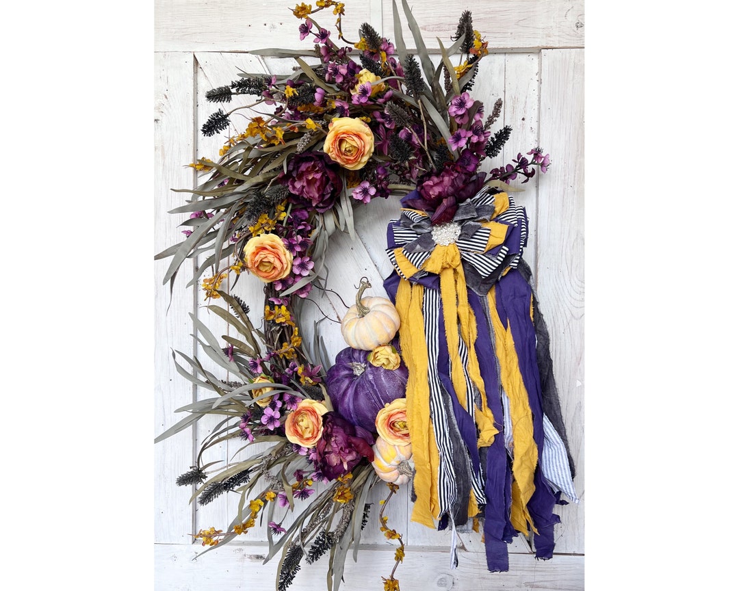 Extra Large Fall Grapevine Wreath for Front Door Farmhouse - Etsy