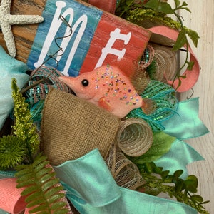 Tropical Fish Wreath: Coastal Beach House Decor - Etsy