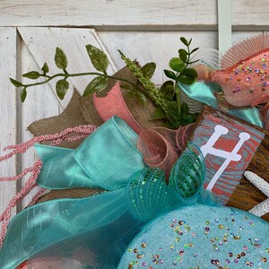 Tropical Fish Wreath: Coastal Beach House Decor - Etsy
