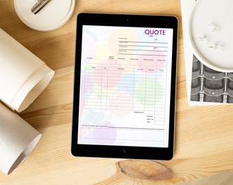 BALLOON INVENTORY TRACKER Template, Balloon Invoice, Event Decor ...