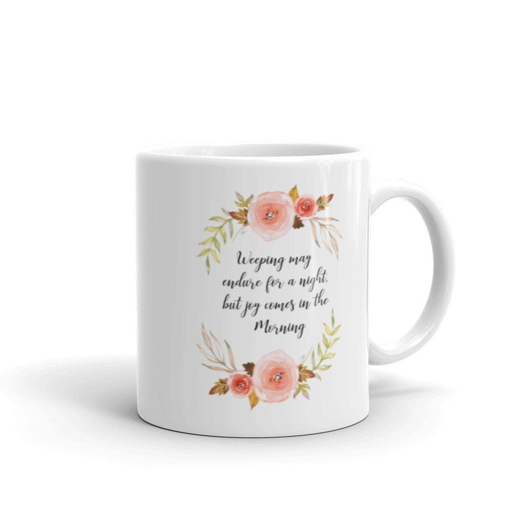 11 Oz Coffee Mug With Inspirational Bible Verse | Morning Encouragement ...