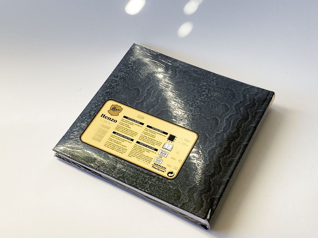 HENZO NEW Photo Album Vintageretro Photo Album Boa Print90s - Etsy