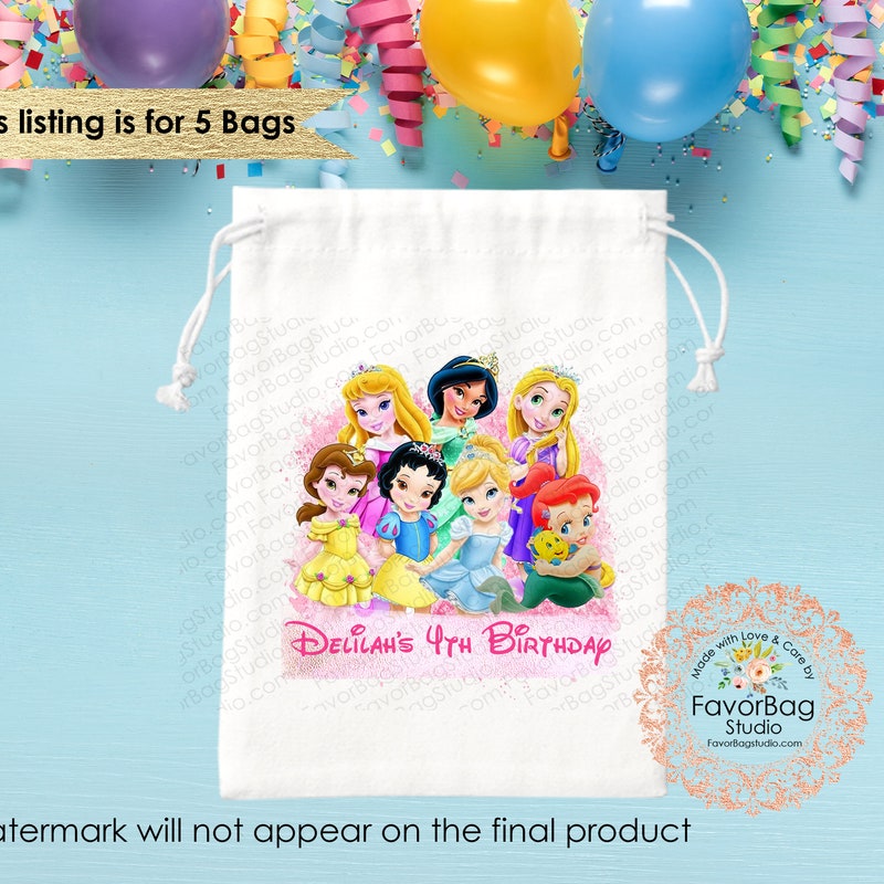 Princess Treat Bag - Etsy