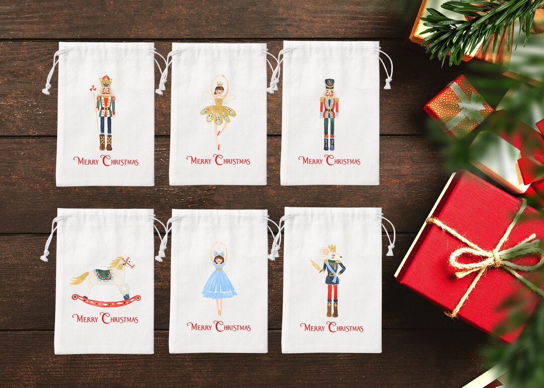 Nutcracker Favor Bags-christmas Party Bag-holiday Goodie Candy Bags ...