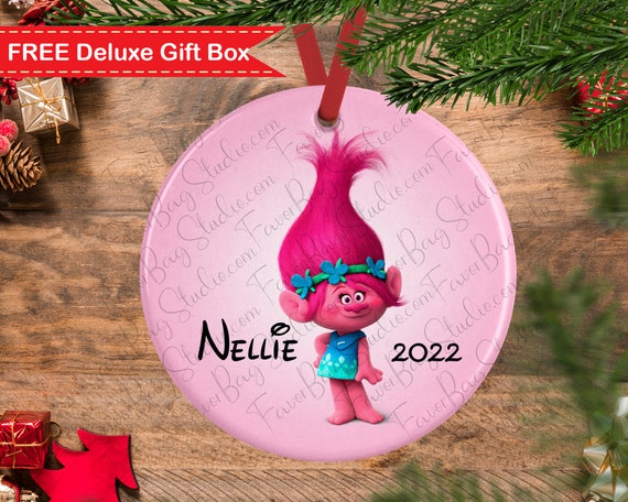Trolls Christmas Ornament-poppy Christmas Ornament-kids - Etsy