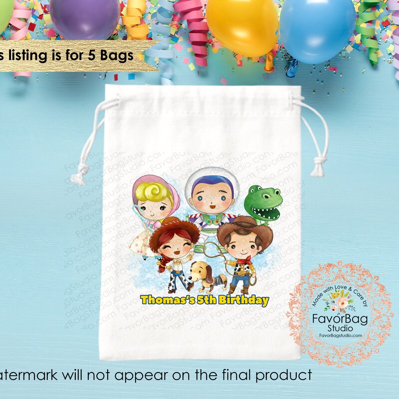 Toy Story Favor Bag - Etsy
