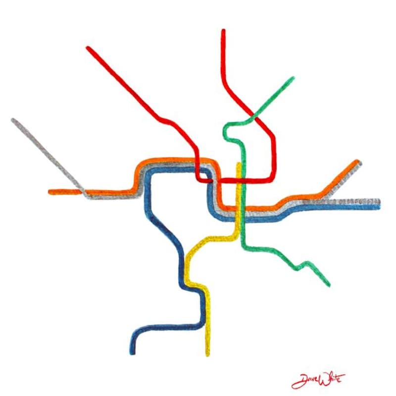Dc Metro Art - Etsy