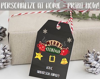 Friends / TV Show / Christmas / Friendsmas / Personalized / Favor ...