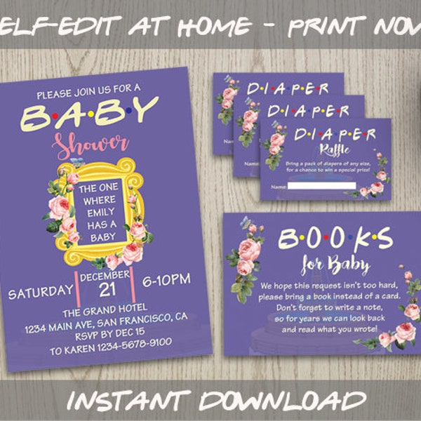 Friends Baby Shower - Etsy