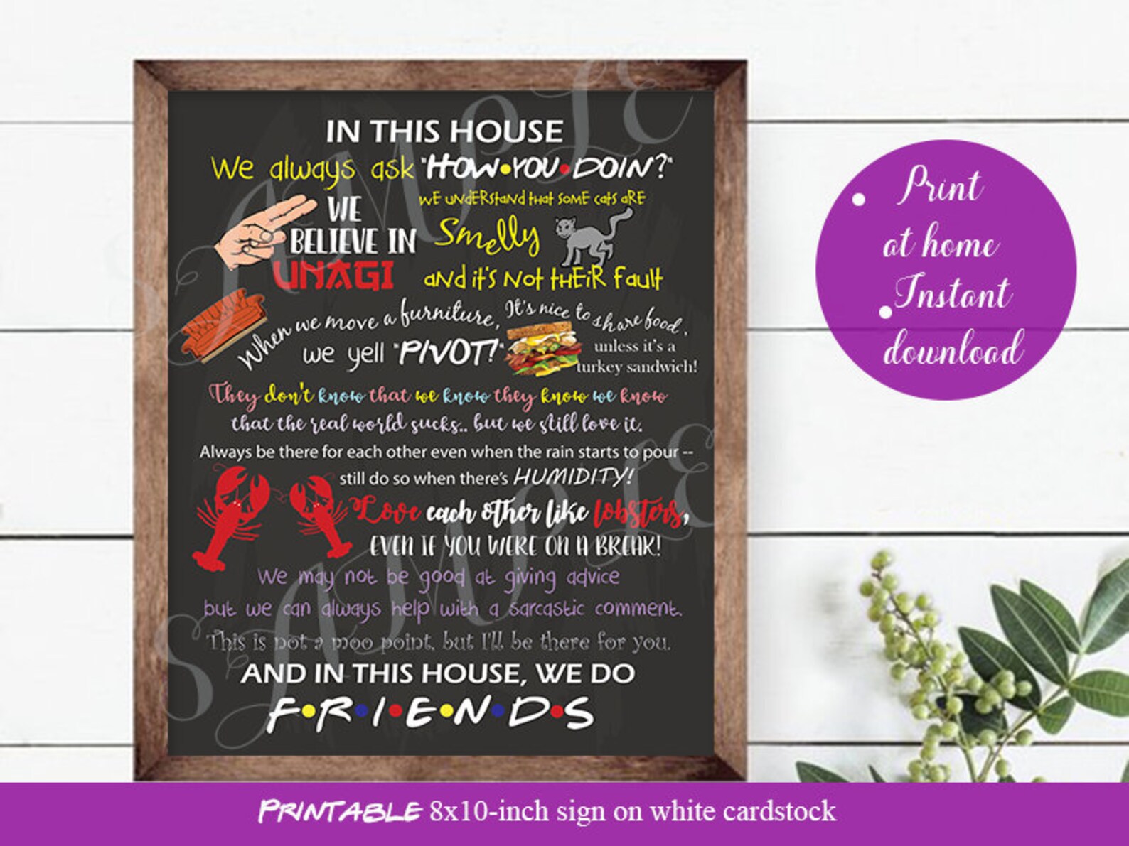 Friends TV Show / in This / House / Home / Theme / Bridal Shower ...