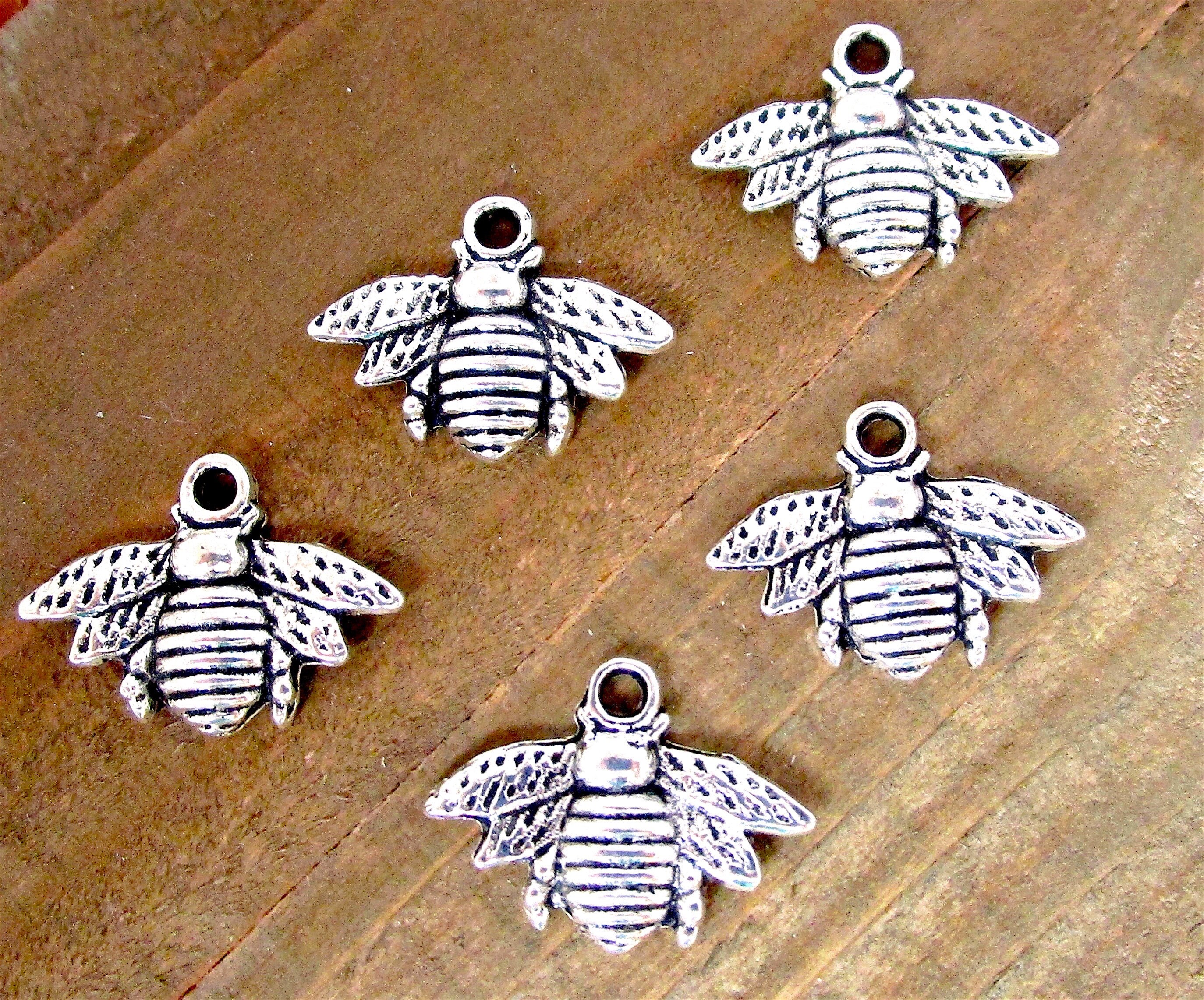 Bee Charm Honey Bee Charm Bumble Bee Charm Cute Bee Jewelry | Etsy