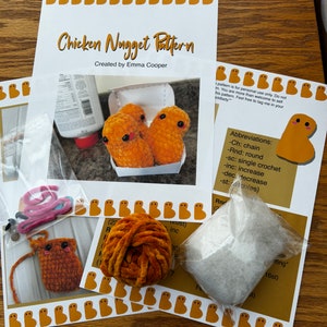 Crochet Chicken Nugget Kit! Make Your Own Nugget! - Etsy