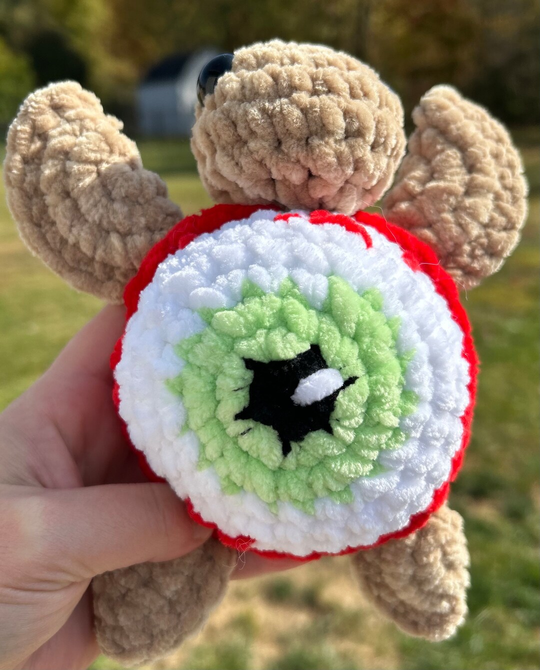 PATTERN || Crochet Eyeball Turtle Plush - Etsy
