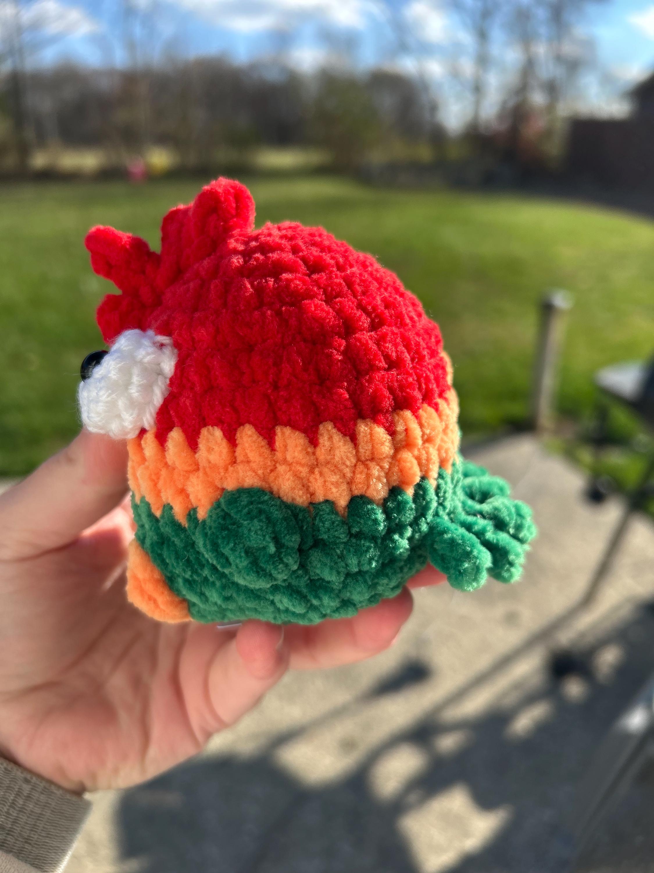Crochet Crazy Eyed Chicken - Etsy